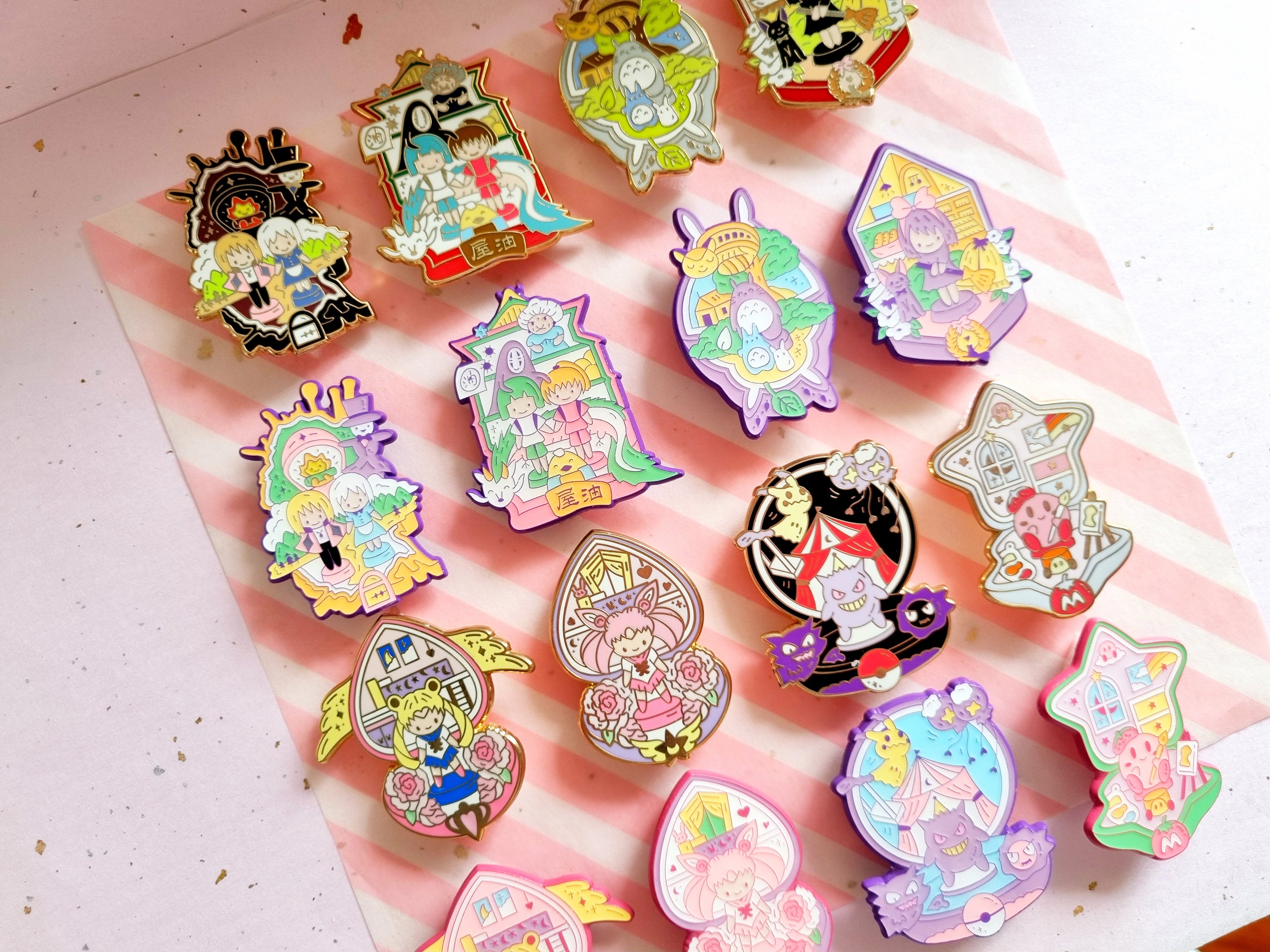 Atelier Eumori | Cute Interactive Enamel Pins and Accessories