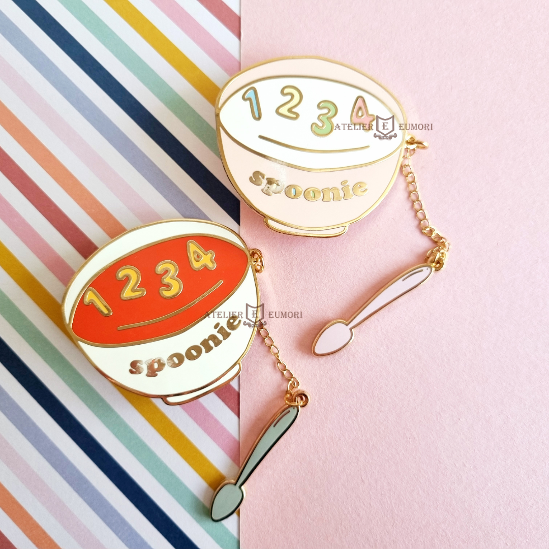Spoonie Enamel Pin – Atelier Eumori